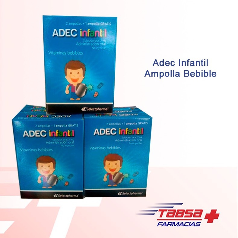 Tabsa Express: MEDICAMENTOS: ADEC INFANTIL AMP BEB 2ML UNIDAD