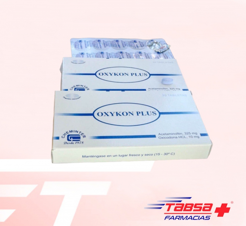 Tabsa Express: MEDICAMENTOS: OXIKON PLUS (CAJA 20 TABLETAS)