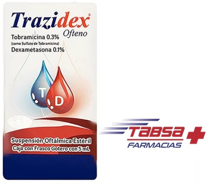 Tabsa Express: MEDICAMENTOS: Trazidex Ofteno 3% 5ml
